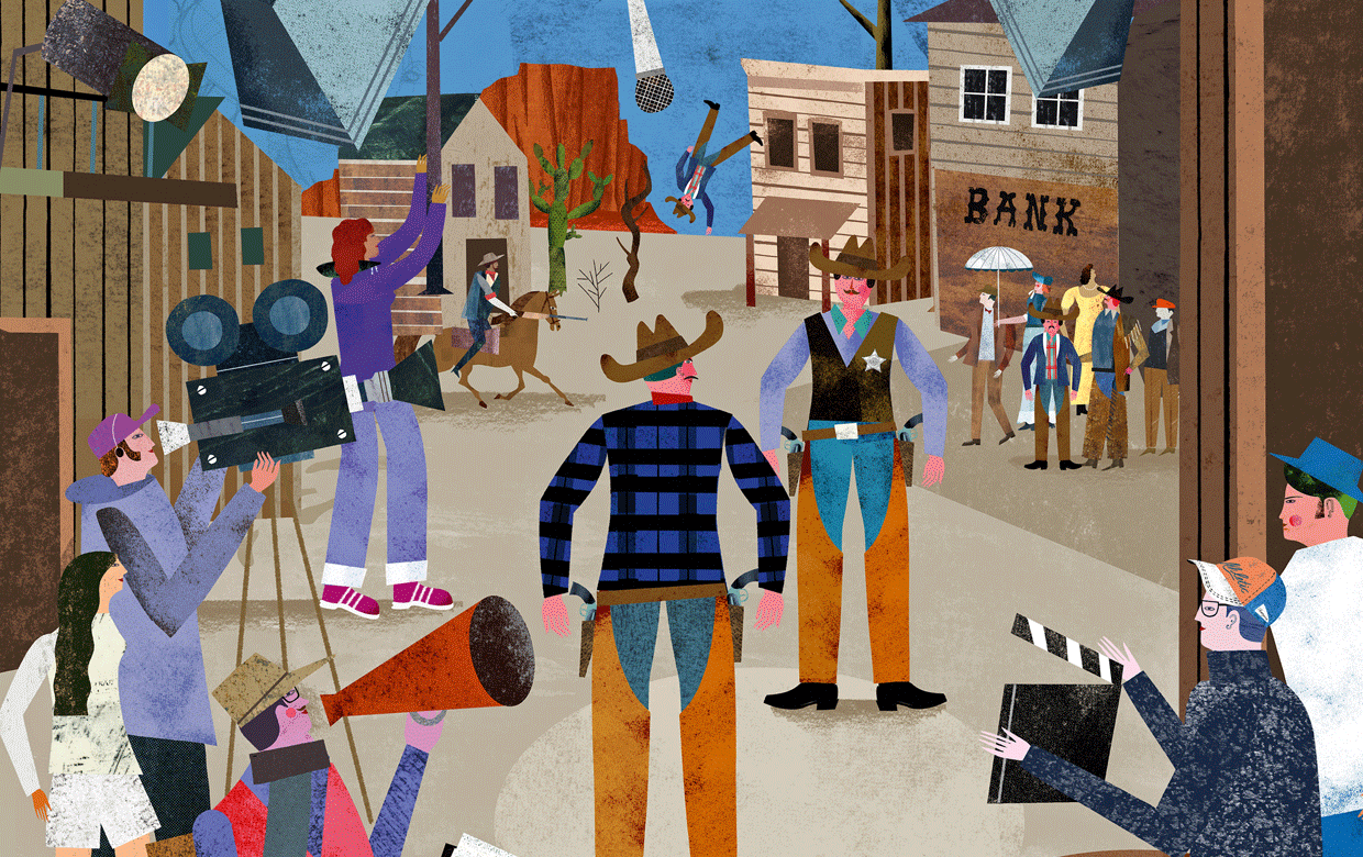 On a film set | Spotlight Online